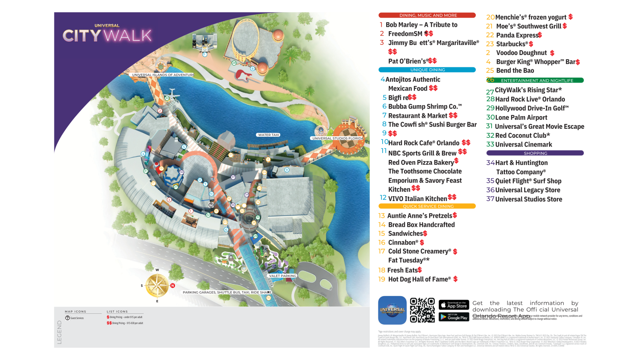 Mapas dos Parques da Universal em Orlando – 2024 OFICIAL - Família ...