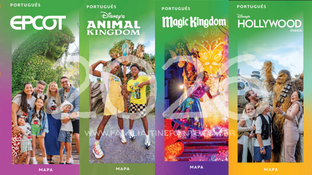 Mapas dos Parques da Disney em Orlando – 2026 OFICIAL - Família Itinerante